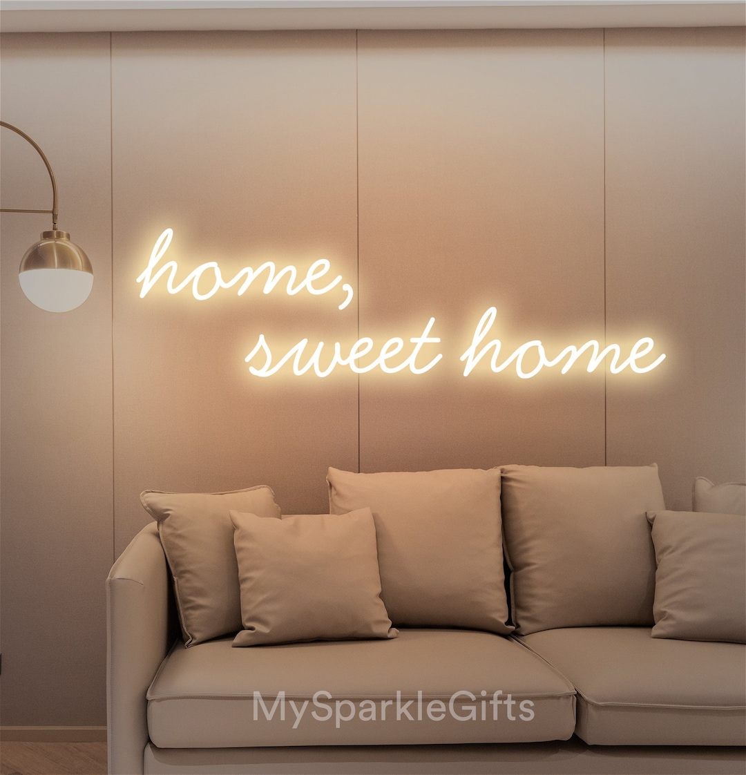 Original Home Sweet Home Neon Sign Home LED Neon Light Sign - Etsy