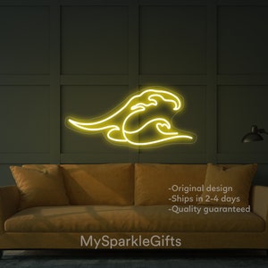 Original Sea Waves Neon Sign Custom Sea Waves Neon Sign LED Neon Light ...