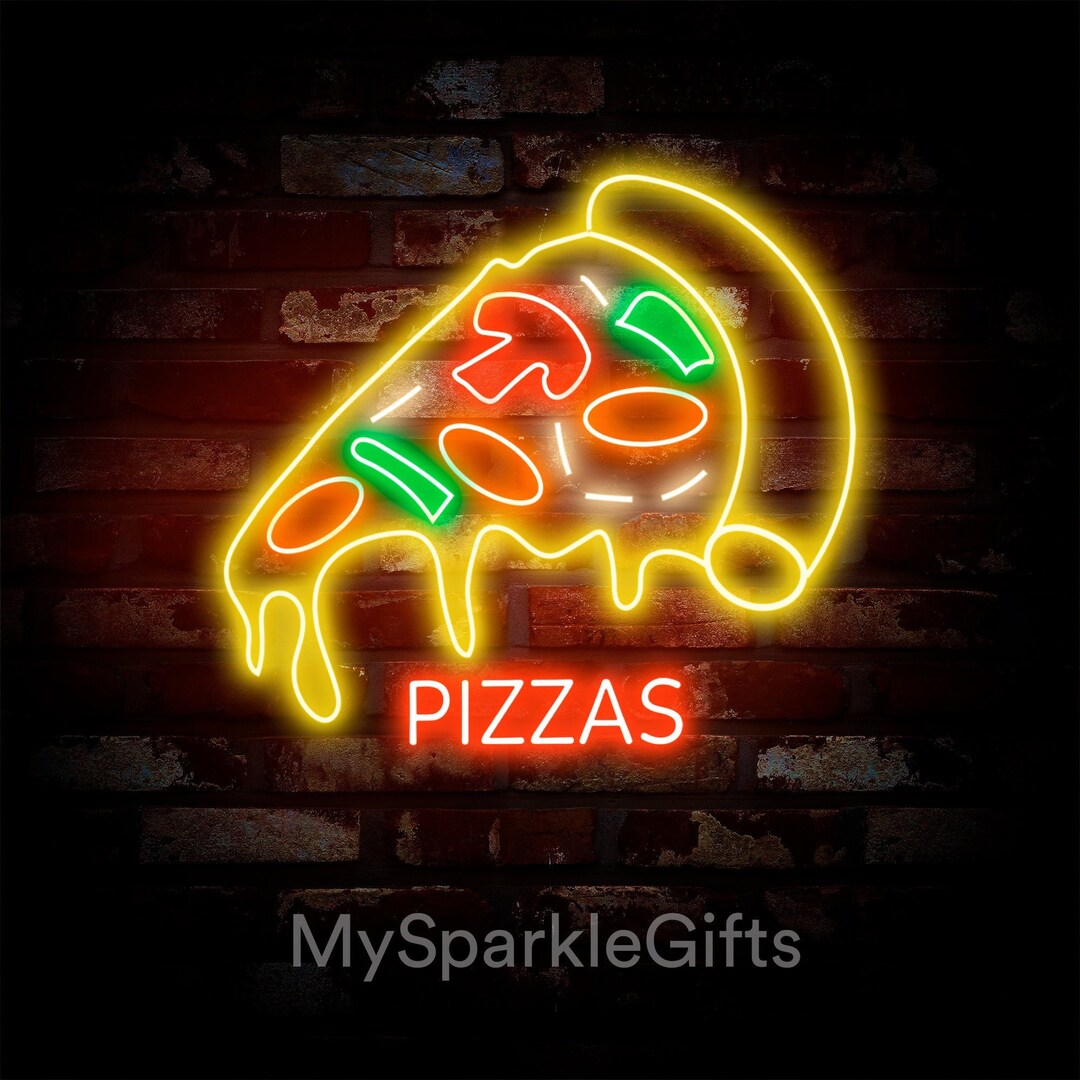 Original Neon Pizza Sign Pizza Restaurant LED Neon Light Sign - Etsy