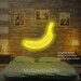 Cute Banana Neon Sign Cute LED Neon Light Sign for College Dorm Banana ...