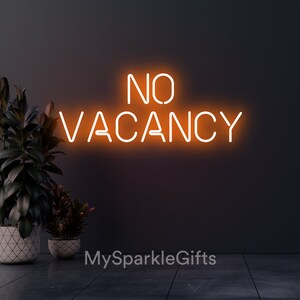 Original No Vacancy Neon Sign Custom Neon Sign LED Neon Light Sign for ...