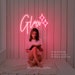Original Glow With Sparkles Neon Sign LED Neon Light Sign for - Etsy