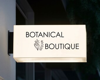 Acrylic Street Light Box Signboard Shop Logo Sign Personalized Business ...