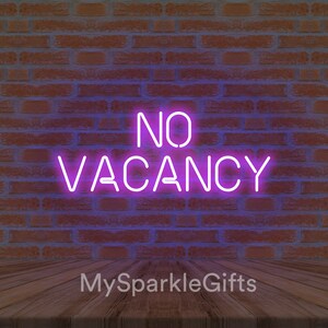 Original No Vacancy Neon Sign Custom Neon Sign LED Neon Light Sign for ...