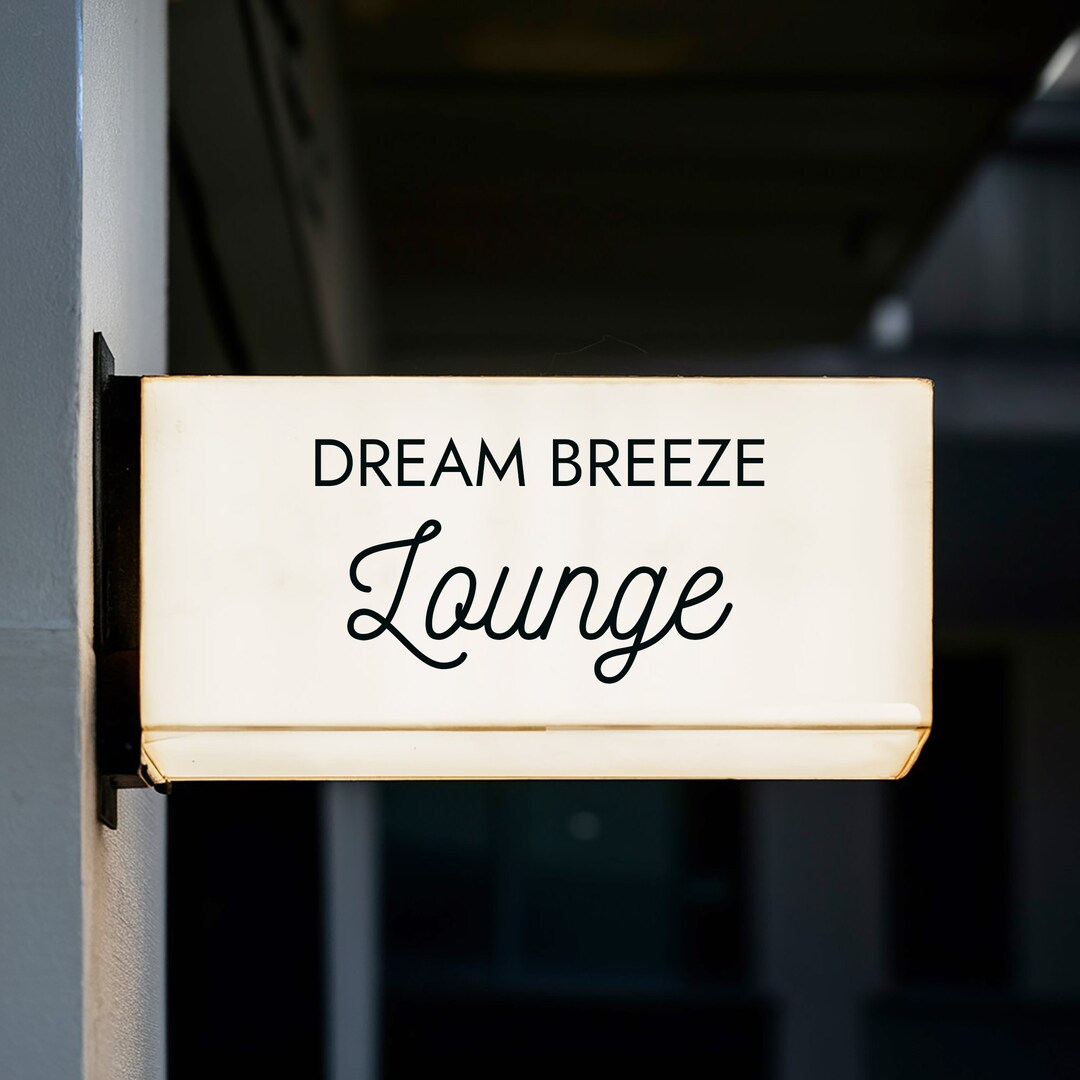 Acrylic Street Light Box Signboard Shop Logo Sign Personalized Business ...