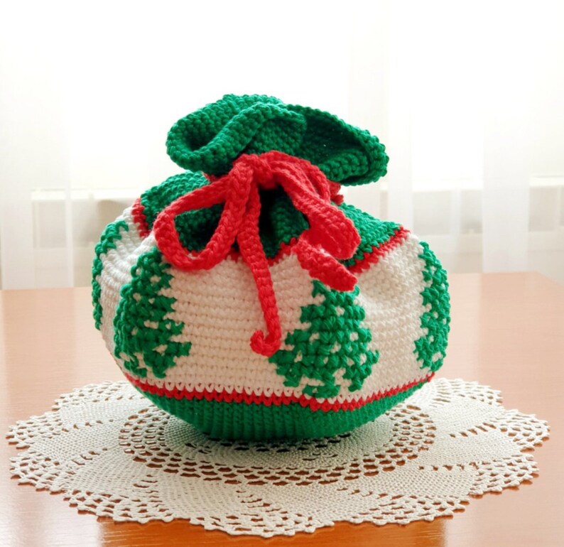 Christmas Crochet Pattern Santa With Christmas Sack | Etsy