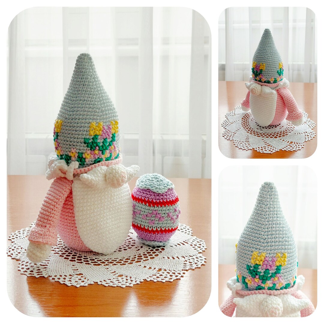 Crochet Easter Pattern Gnome Crochet Easter Easter Crochet Pattern ...