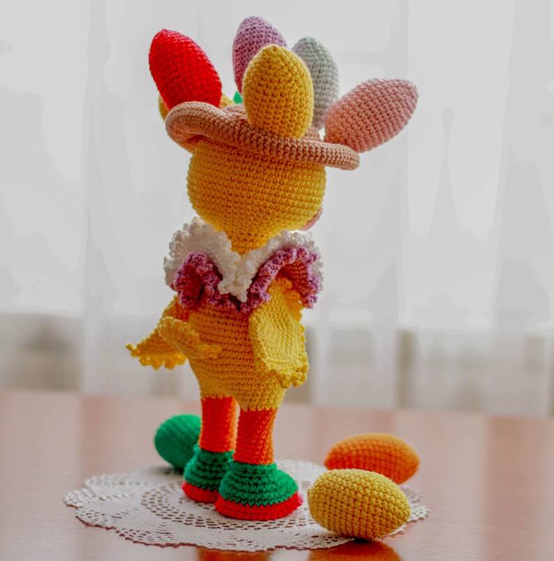 Easter Crochet Pattern Crochet Chick With Hat Crochet Easter - Etsy