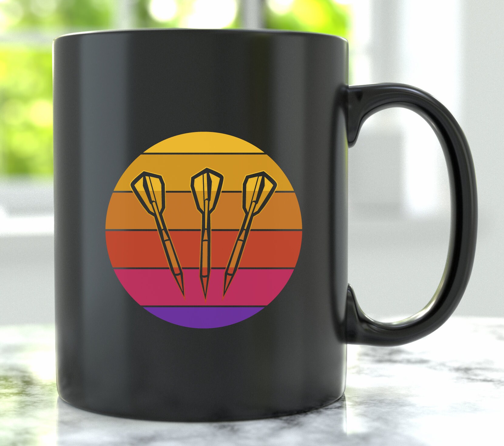 Darts Retro Funny League Mug Dart Player Tumbler Darts Gift | Etsy