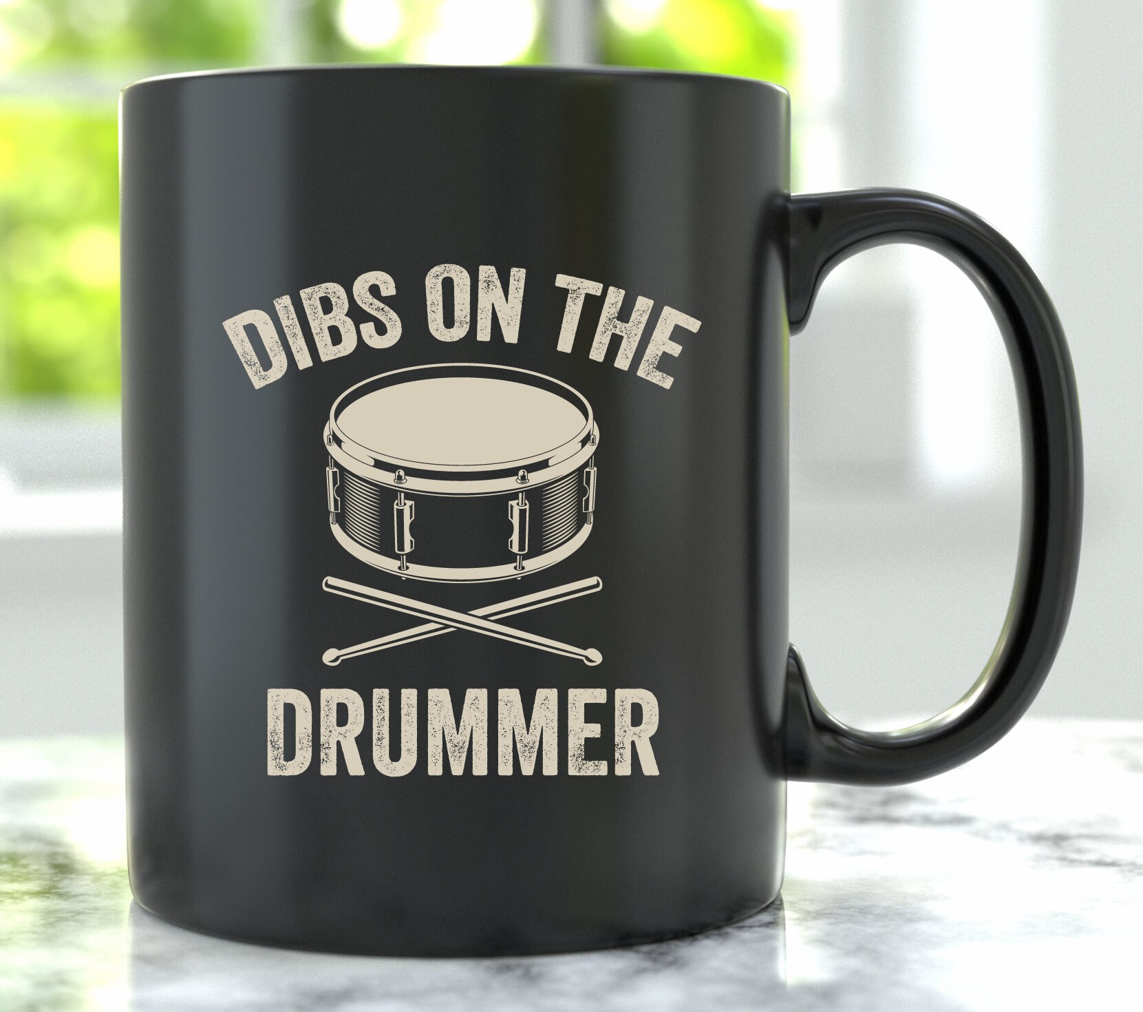 Dibs on the Drummer Funny Drum Mug, Band Tumbler, Drummer Gift, Drum ...