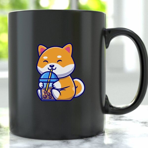 Boba Shiba Mug - Etsy