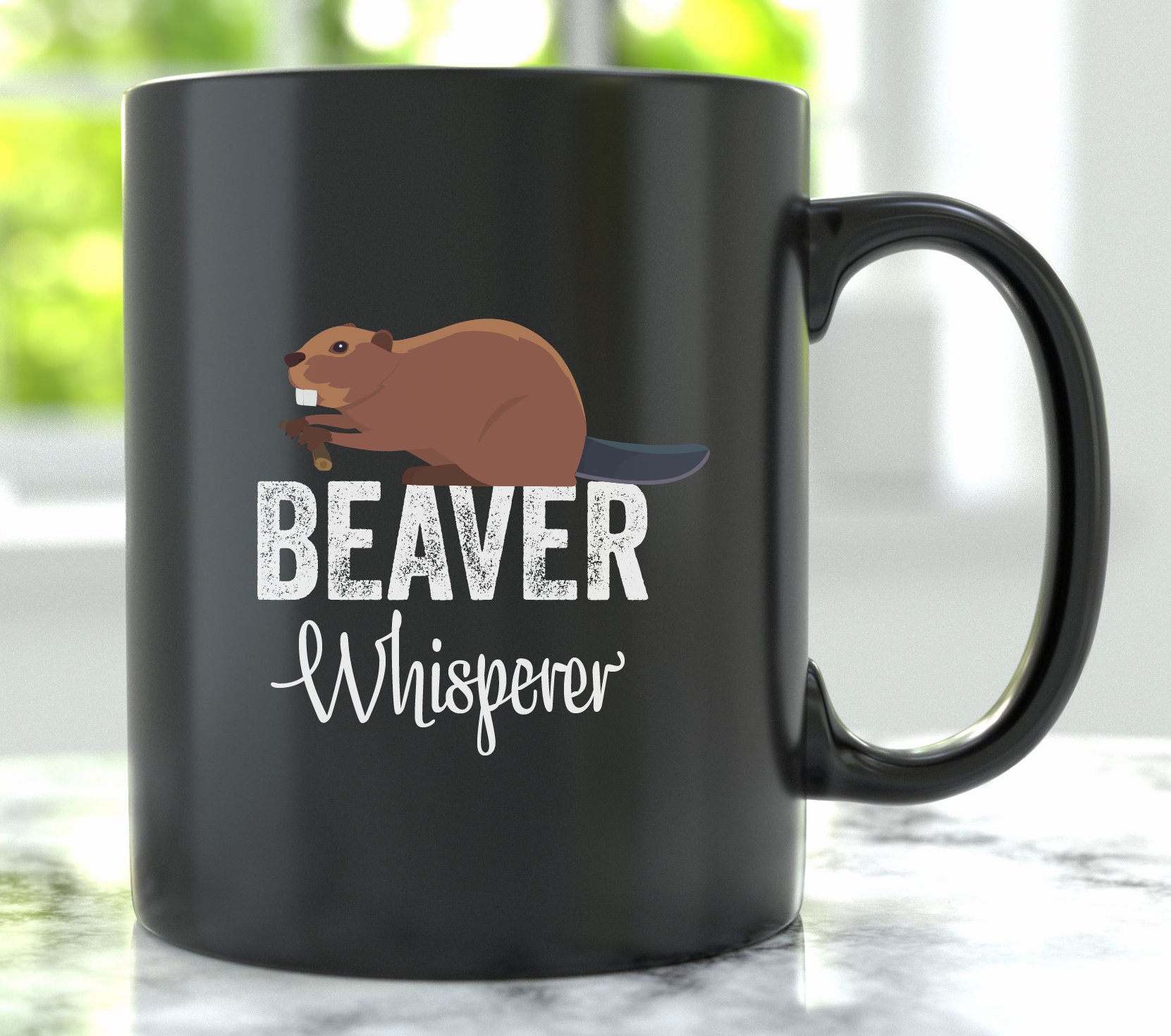Beaver Whisperer Funny Animal Mug, Pet Tumbler, Beaver Gift, Animal ...