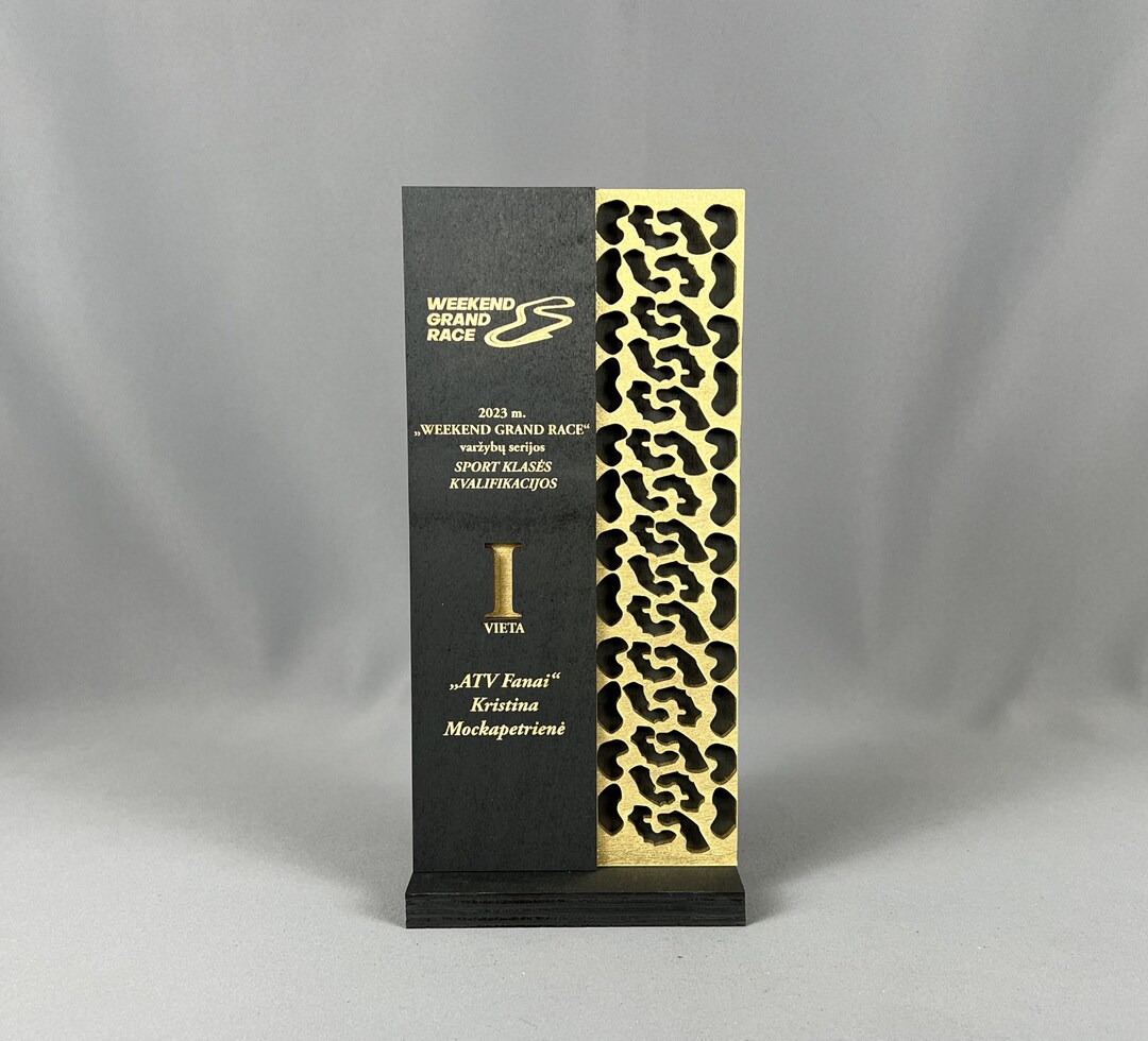 Personalised Trophy/ Personalised Award/ Wooden Trophy/ Wooden Award ...