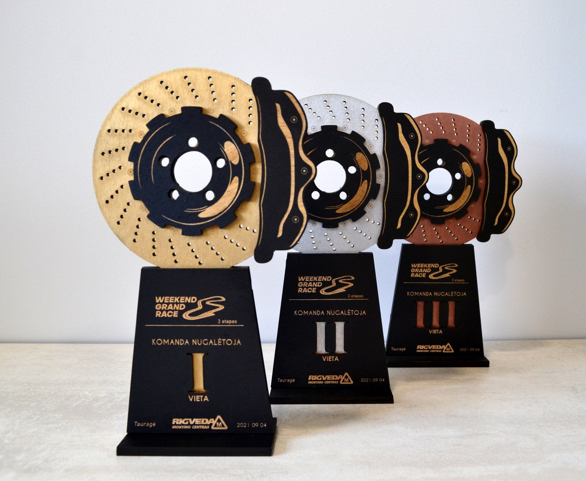 Ensemble de trophées 3 pièces/ 1er, 2e et 3e trophées/ Trophée ...