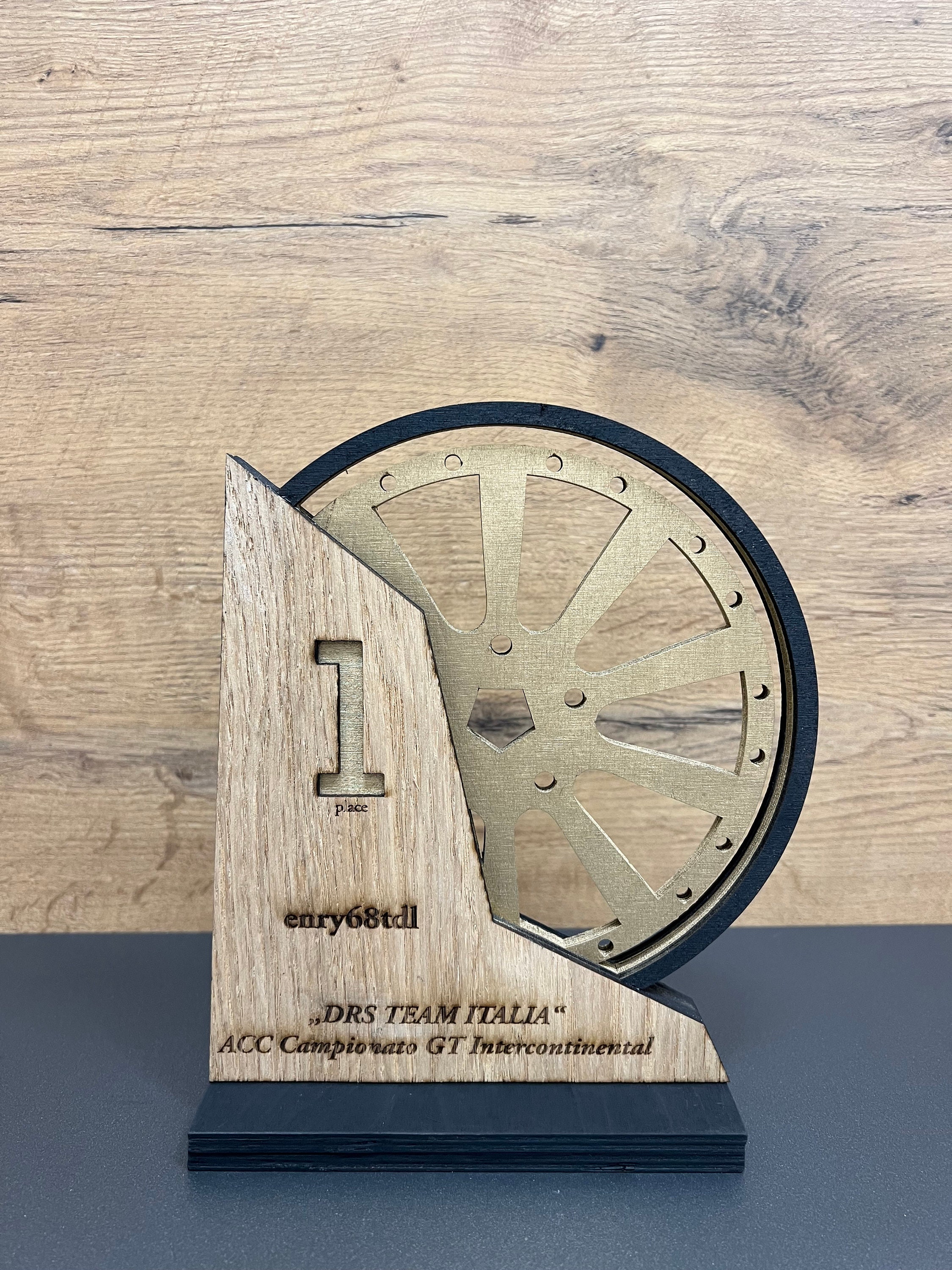 Personalised Trophy/ Personalized Award/ Custom Award/ Oak Trophy/ Oak ...