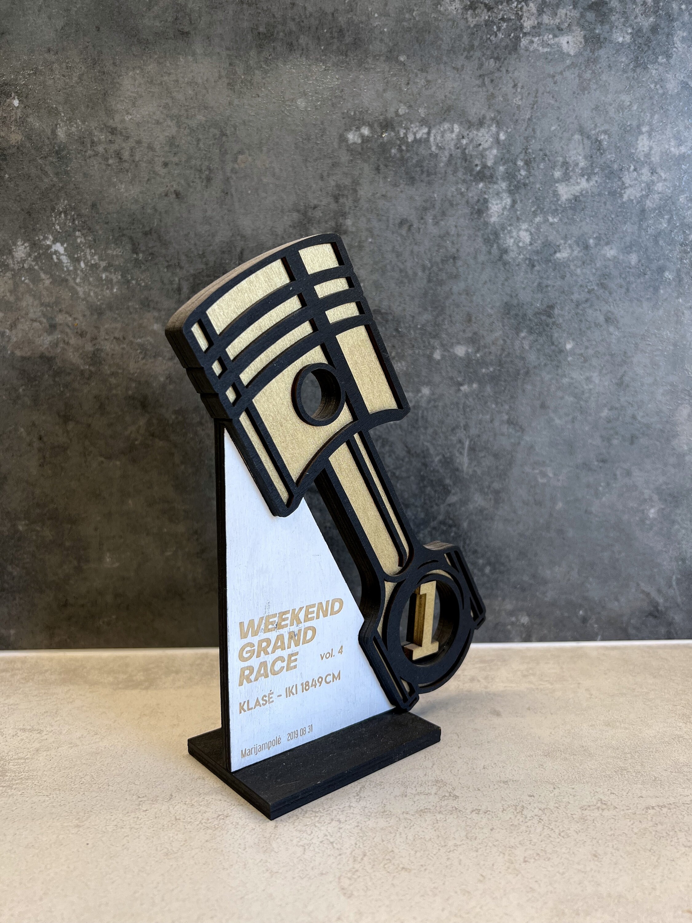 Modern Trophy/ Personalised Award/ Engraved Custom Plaque/ - Etsy Denmark