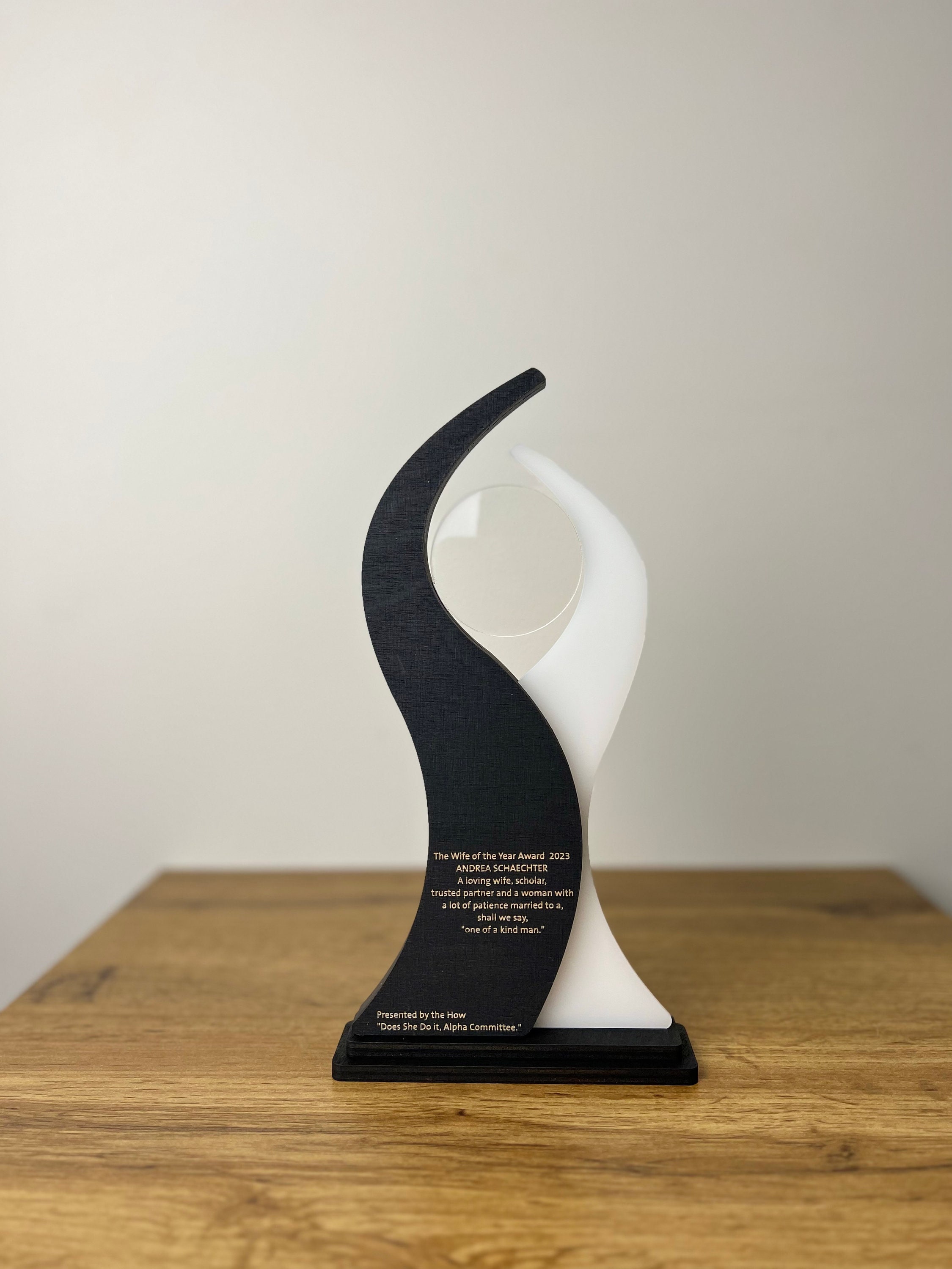 Trophy for Business/ Partner or Best Employee/ Retirement Gift ...