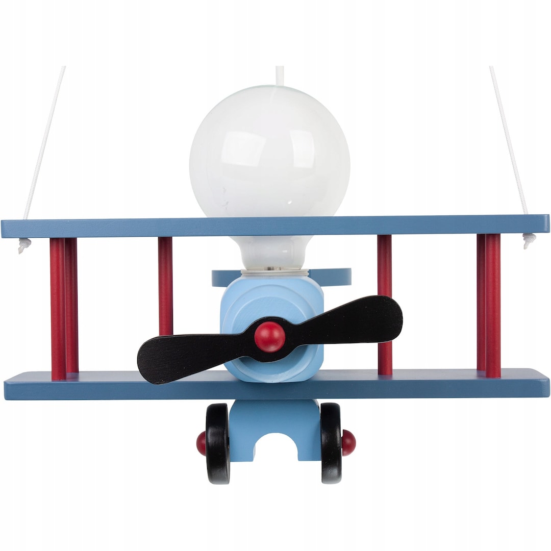 Airplane Lamp/ Wooden Airplane Light/ Hanging Airplanes/ Pendant Lamp ...