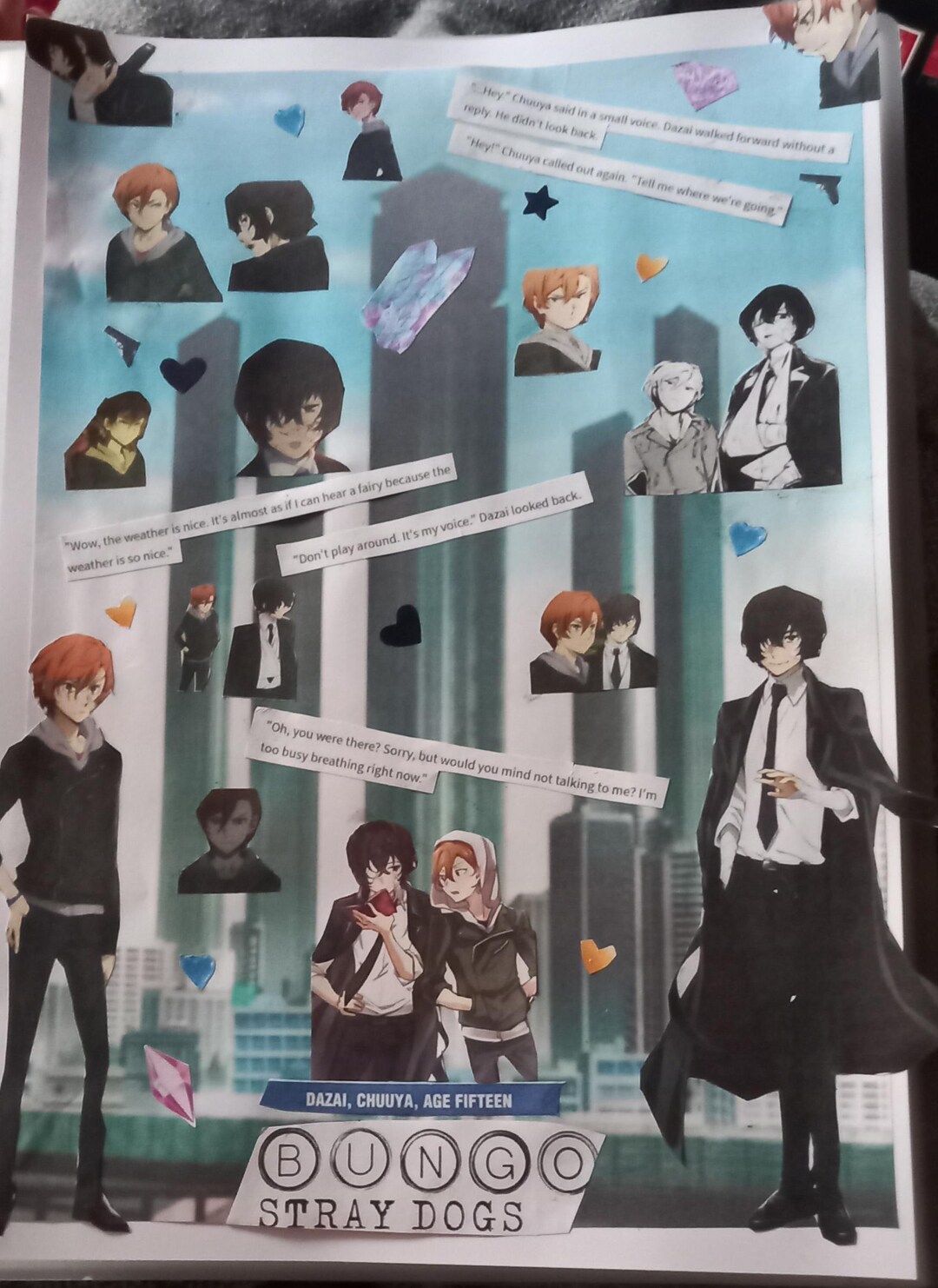 Bungo Stray Dogs A4 Photo Collage Poster (custom Made Designs) - Etsy