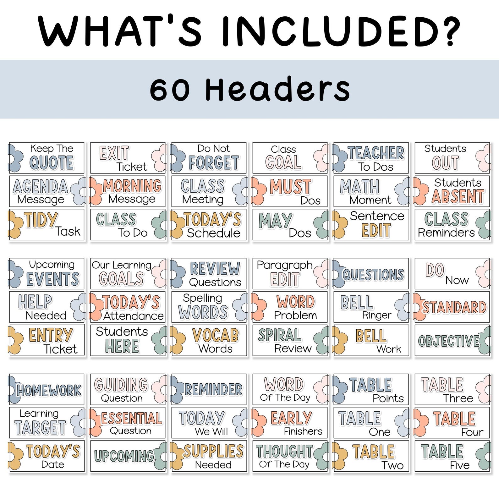 Boho Classroom Editable Whiteboard Labels for Classroom Organization ...