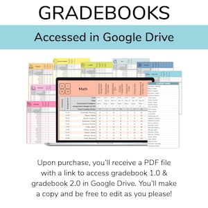 Google Sheets Gradebook - A Digital Gradebook Template for Teachers ...