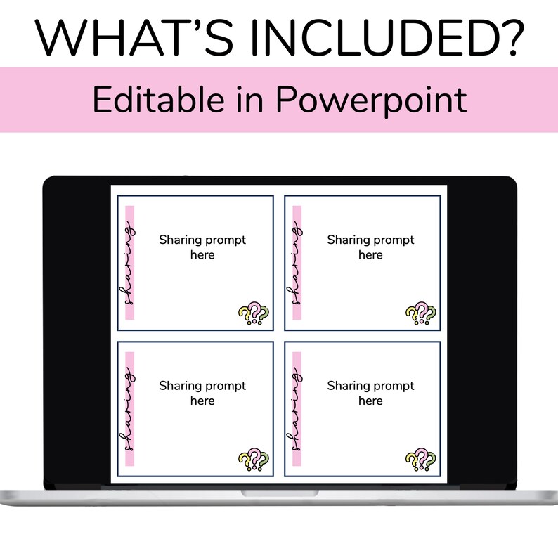 Morning Meeting Sharing Prompts With Editable Morning Meeting Cards in ...