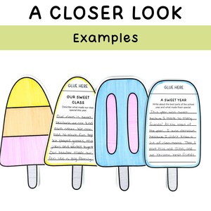Summer Popsicle Writing Craft, Summer Bulletin Board & End of Year ...