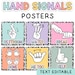 Composition Hand Signal Posters & ASL Sign Language Hand Signals ...