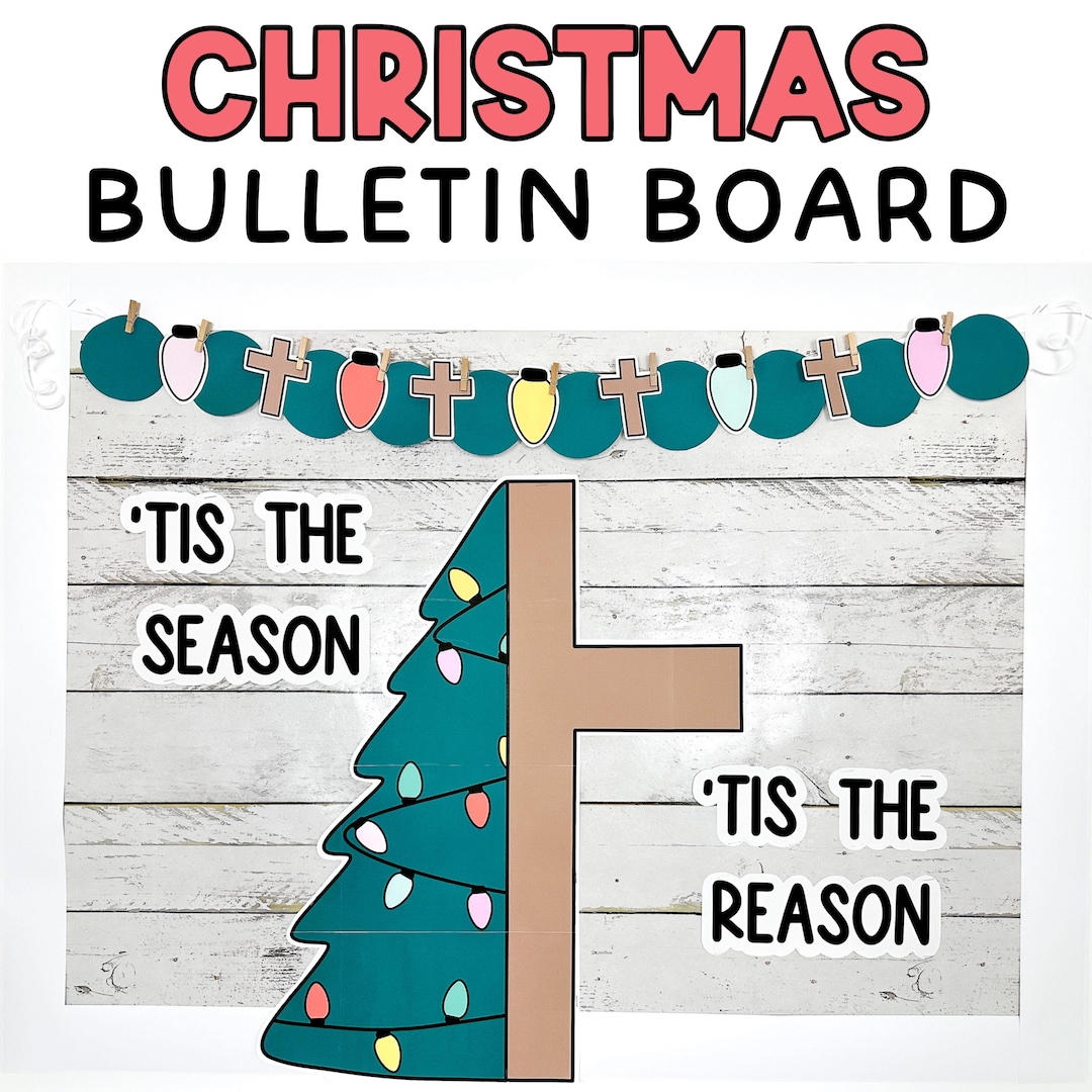 A Catholic & Christian Christmas Bulletin Board for Church or School ...