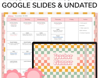 Digital Teacher Planner Google Sheets Teacher Planner 2024-2025 - Etsy ...