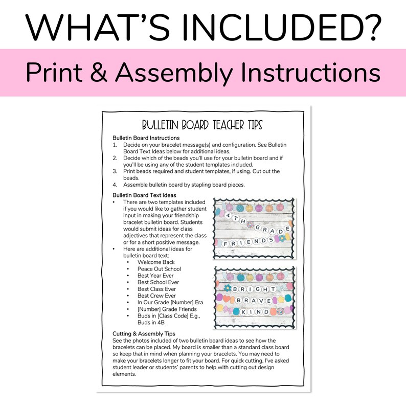 Friendship Bulletin Board Set | in Our Era Bulletin Board | End of Year ...