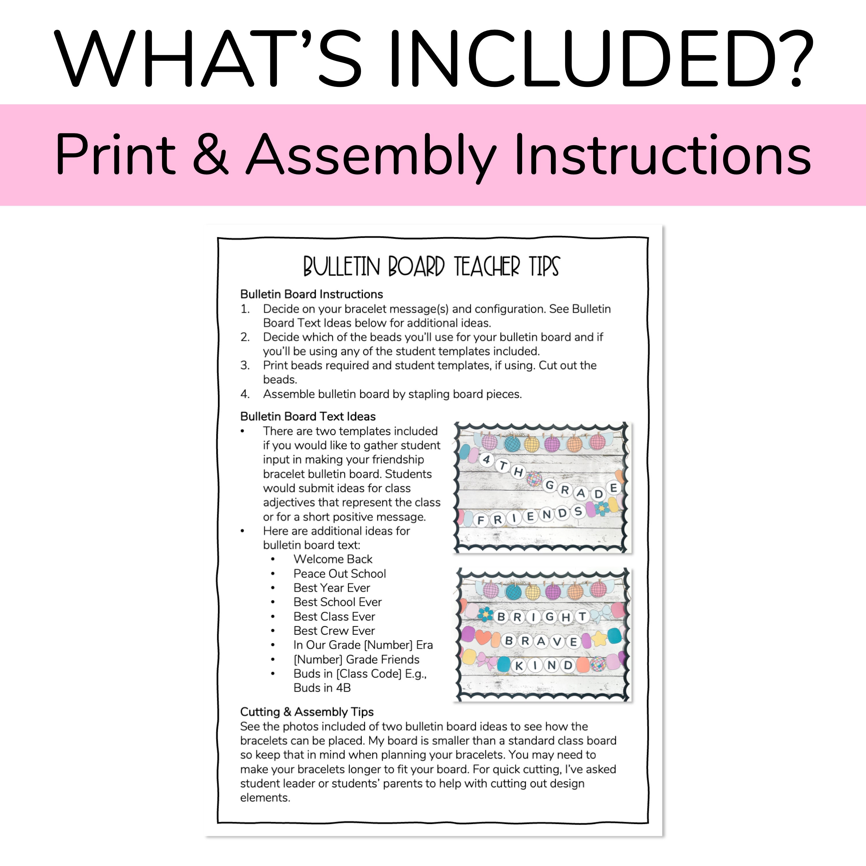 Friendship Bulletin Board Set in Our Era Bulletin Board End of Year ...