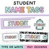 Crayon Name Tags | Crayon Desk Plate | Student Desk Plates | Printable ...