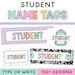 Classroom Desk Tags | Editable Student Name Tags | Alphabet Desk Tags ...