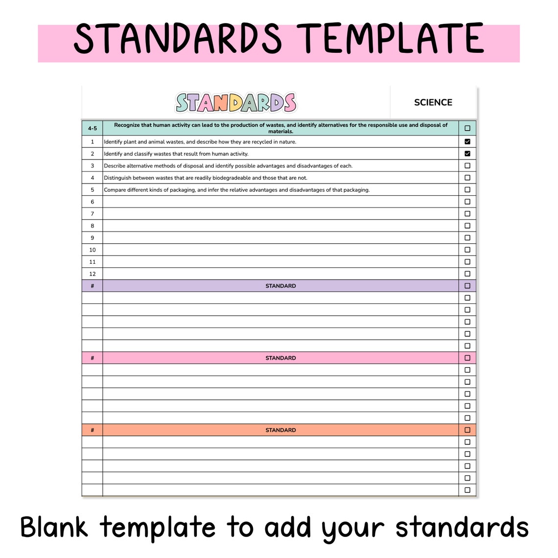 Year at A Glance Template | Scope and Sequence Template | Google Sheets ...