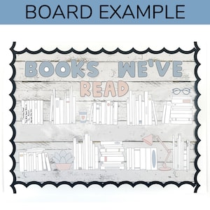 Books We've Read Bulletin Board Kit | Books We Have Read Display ...