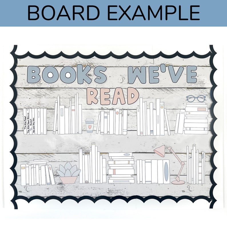 Books We've Read Bulletin Board Kit | Books We Have Read Display ...