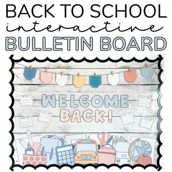 Back to School Bulletin Board - Etsy