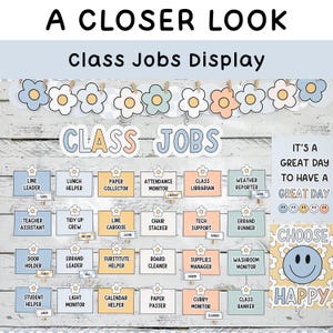 Boho Classroom Jobs Editable With Classroom Job Application - Matches ...