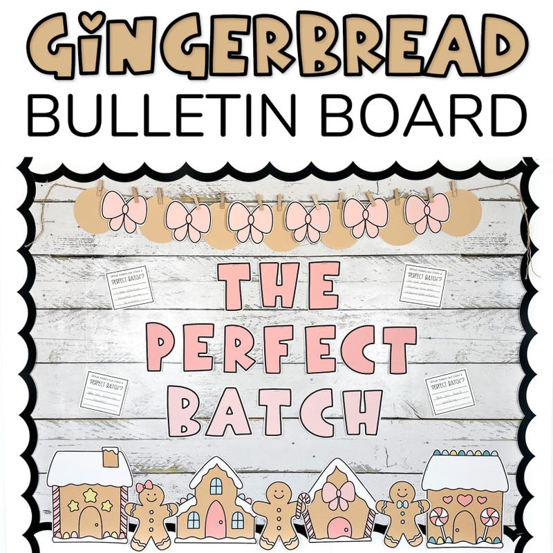 Gingerbread Bulletin Board - Etsy