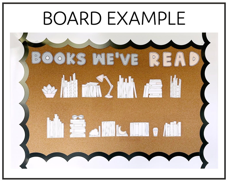 Books We've Read Bulletin Board Kit Books We (Instant Download) - Etsy