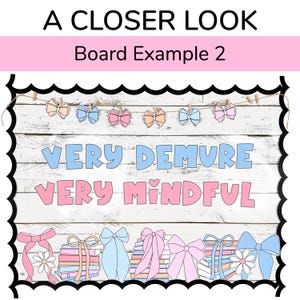 Very Demure Very Mindful Bulletin Board for Classroom Decor - Etsy