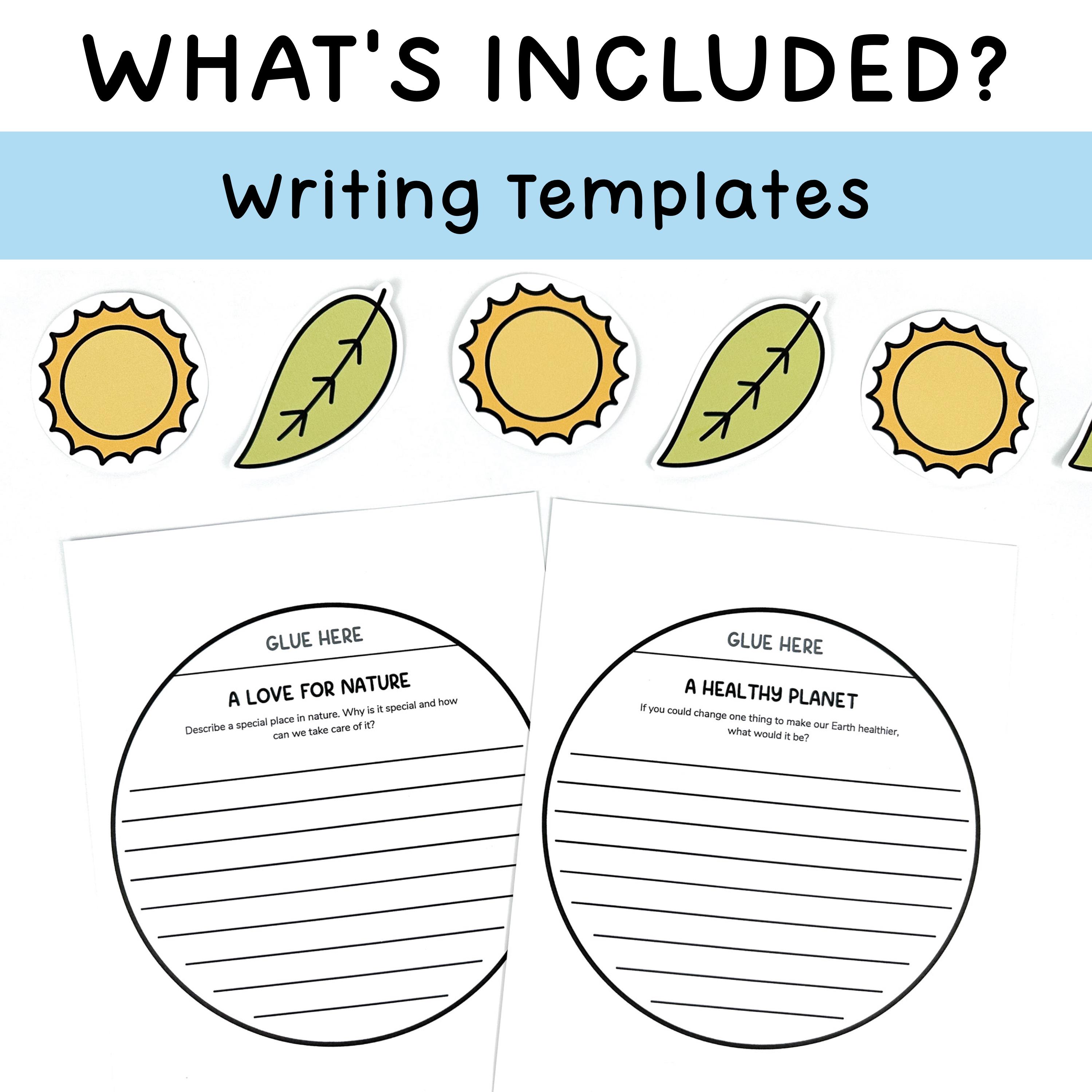 Earth Day Bulletin Board & Writing Craft, April Bulletin Board and ...