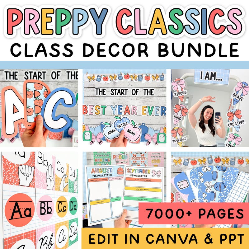 Classic Classroom Decor - Etsy