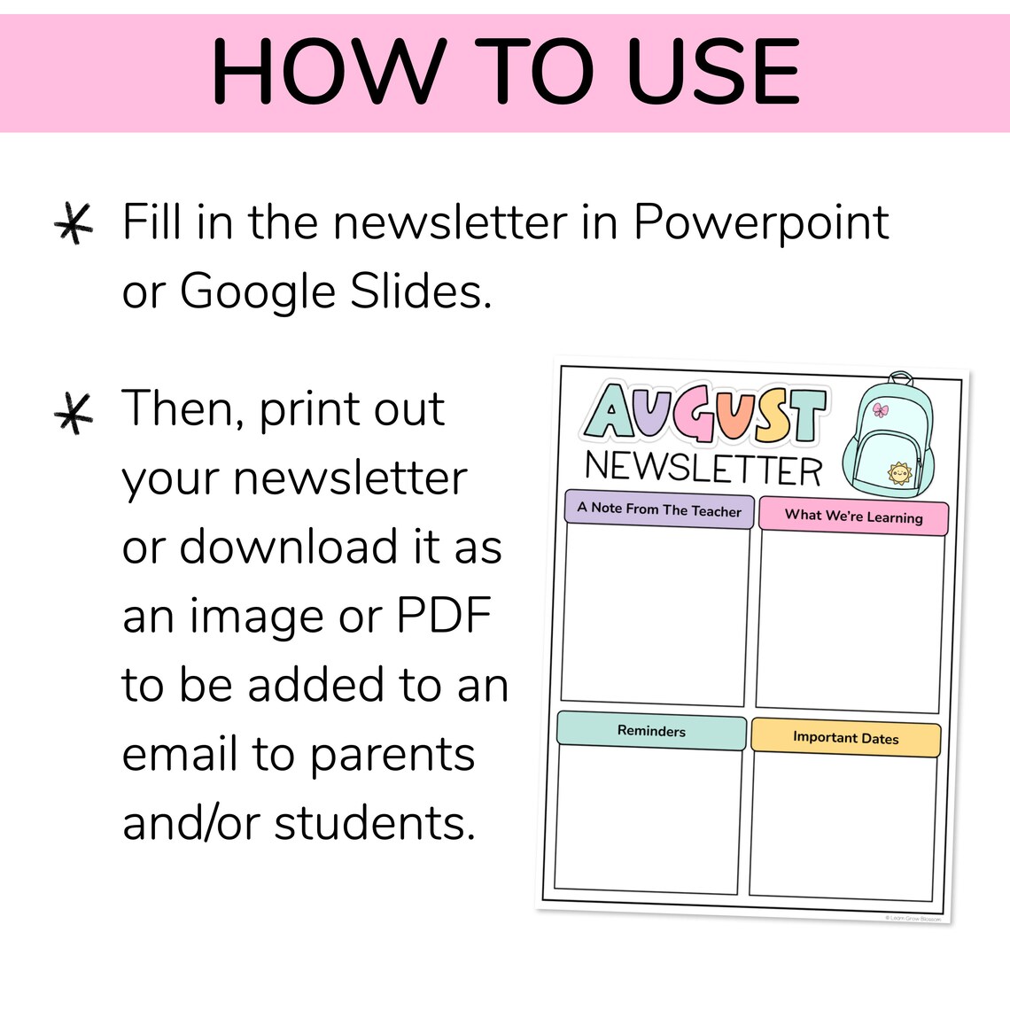 Classroom Newsletter Template | Class Newsletter | Teacher Newsletter ...