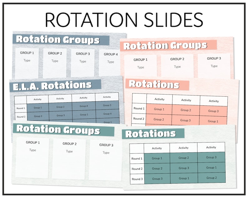 Classroom Slide Templates for Teachers Including Morning Slides, Agenda ...