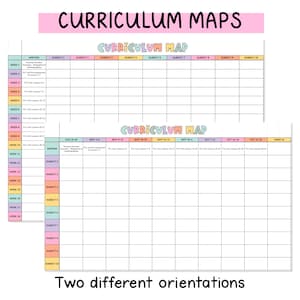 Year at A Glance Template | Scope and Sequence Template | Google Sheets ...