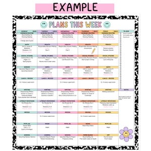 Digital Teacher Planner | Google Sheets Teacher Planner 2025-2026 ...