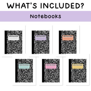 Composition Notebook Welcome Back to School Bulletin Board for Pastel ...