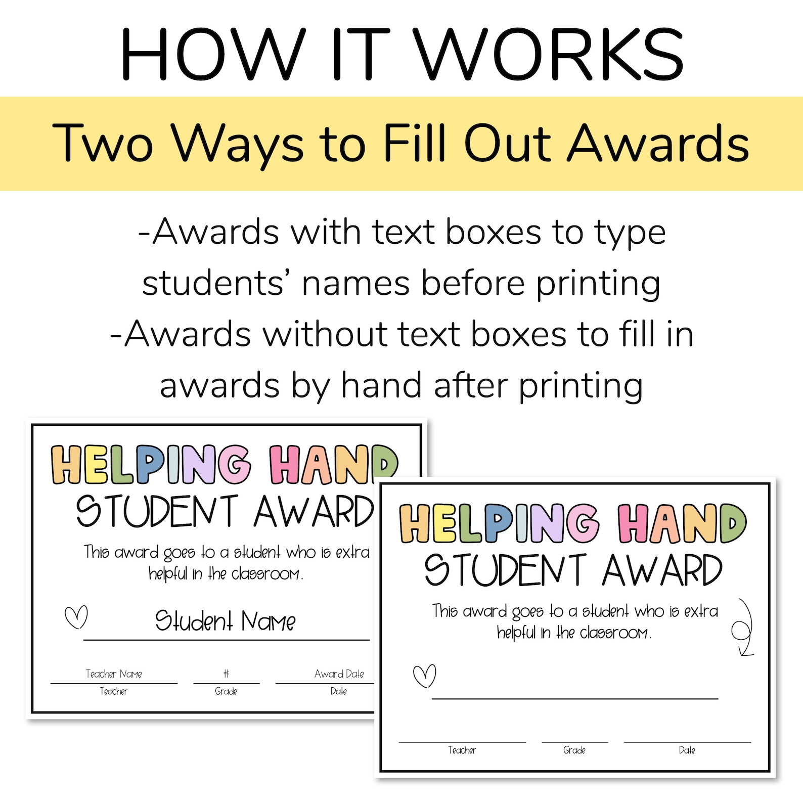 End of Year Awards - Student Awards but Make It Student Choice Awards ...